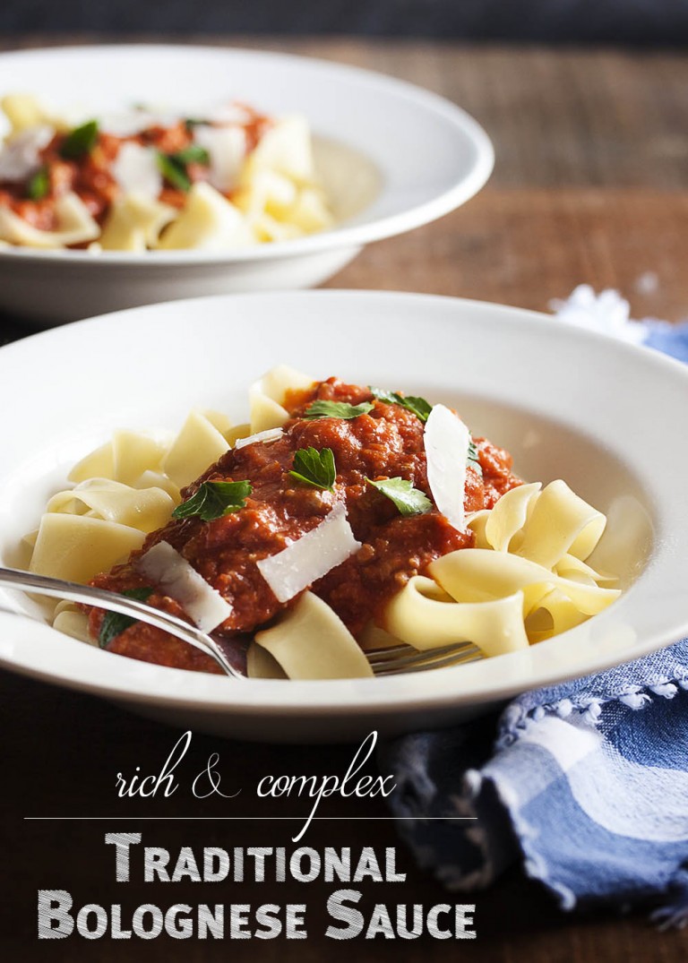 Rich & Complex Traditional Bolognese Sauce - Just a Little Bit of Bacon