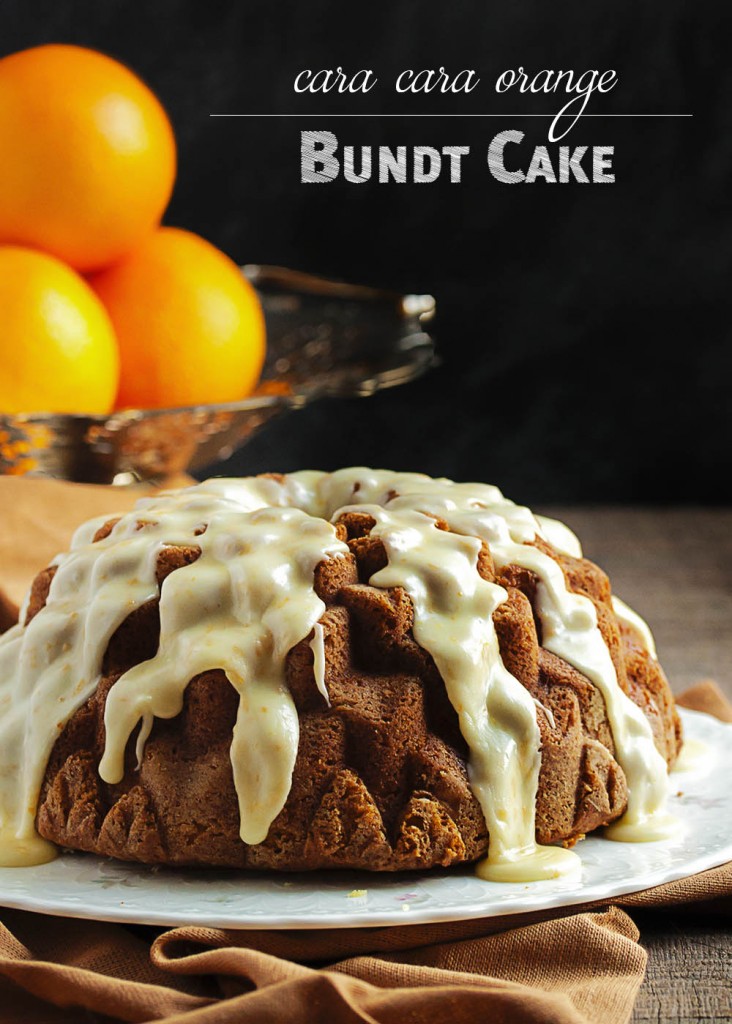 Cara Cara Orange Bundt Cake - Just a Little Bit of Bacon