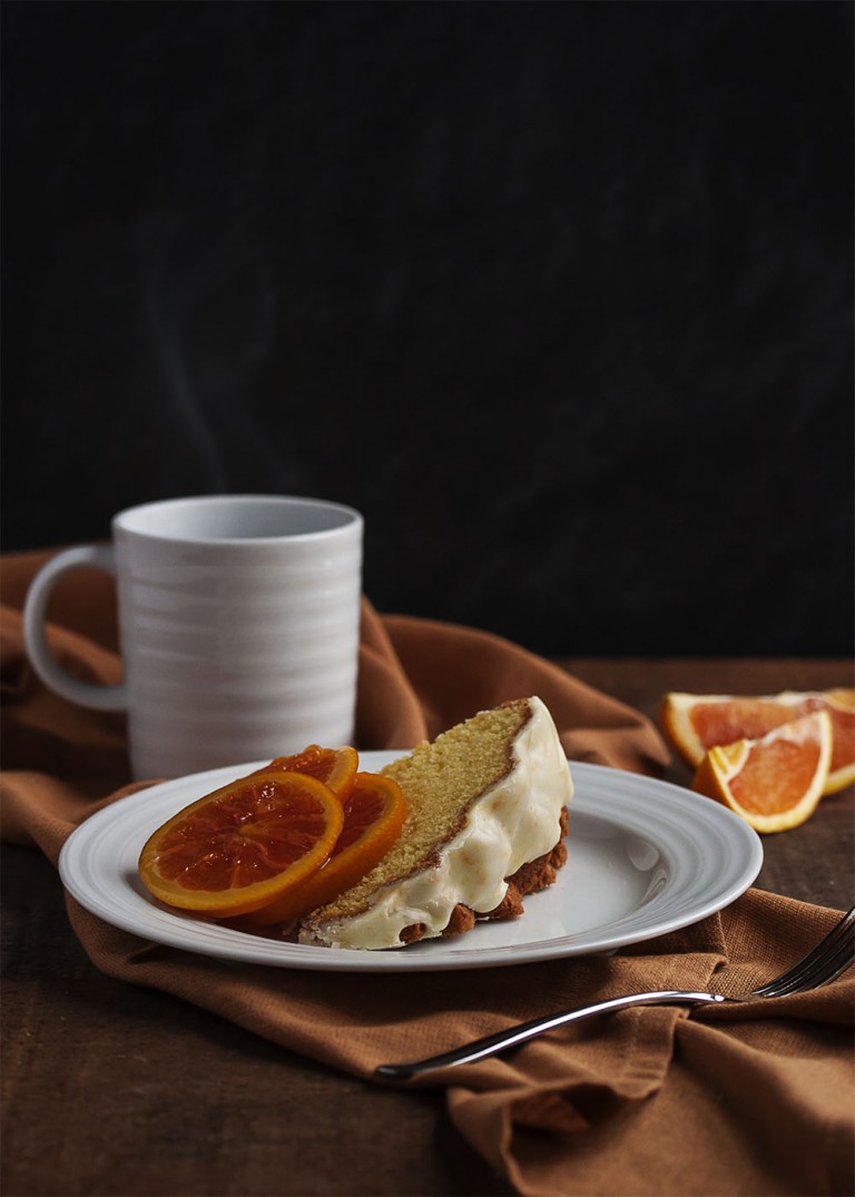 Cara Cara Orange Bundt Cake - Just a Little Bit of Bacon