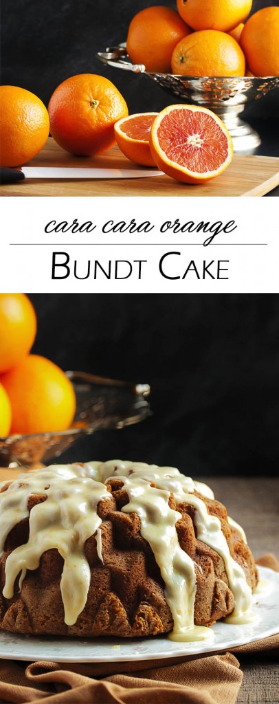 Cara Cara Orange Bundt Cake - Just a Little Bit of Bacon