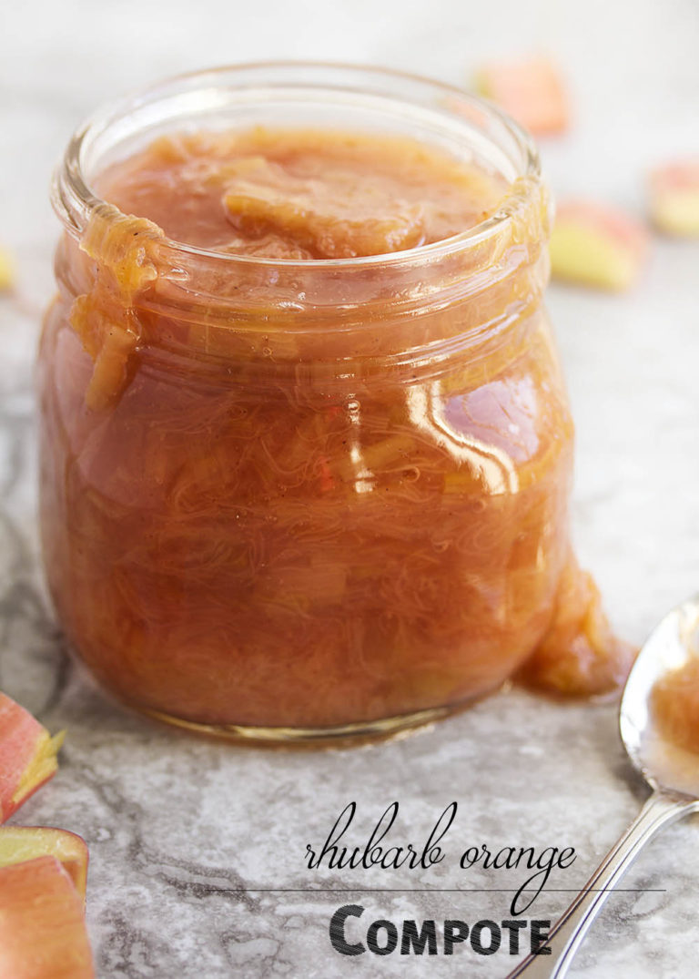 Rhubarb Orange Compote - Just a Little Bit of Bacon