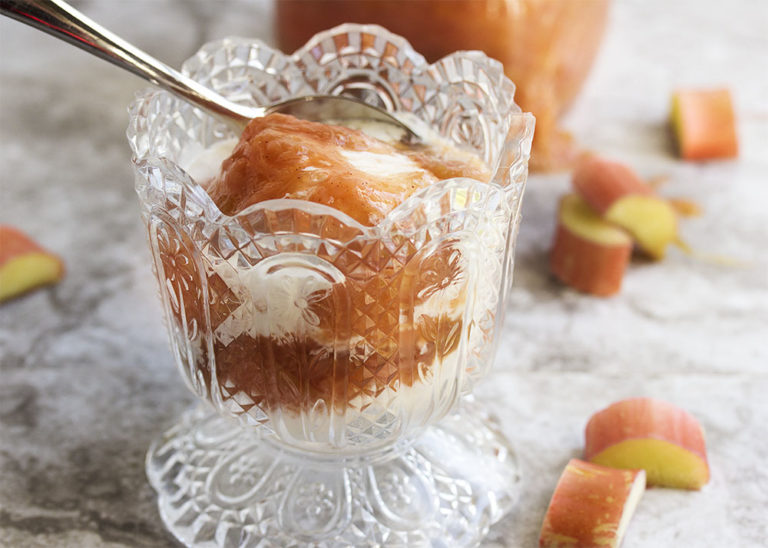 Rhubarb Orange Compote - Just a Little Bit of Bacon