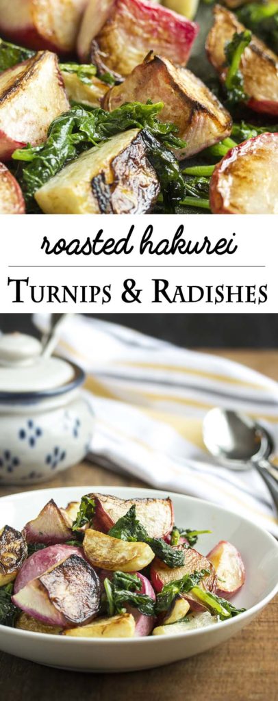 Roasted Hakurei Turnips and Radishes - Just a Little Bit of Bacon