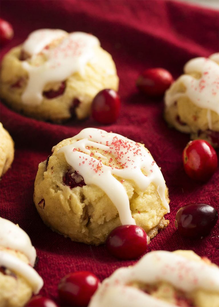 Fresh Cranberry Cookies - Just a Little Bit of Bacon