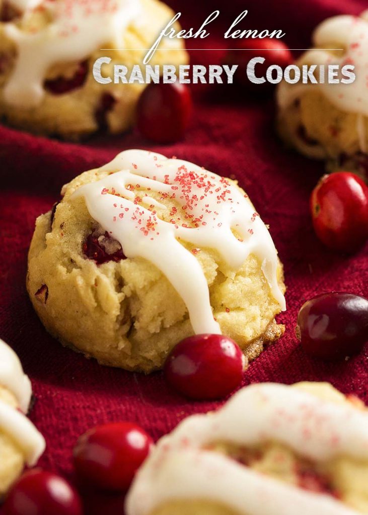 Fresh Cranberry Cookies - Just a Little Bit of Bacon