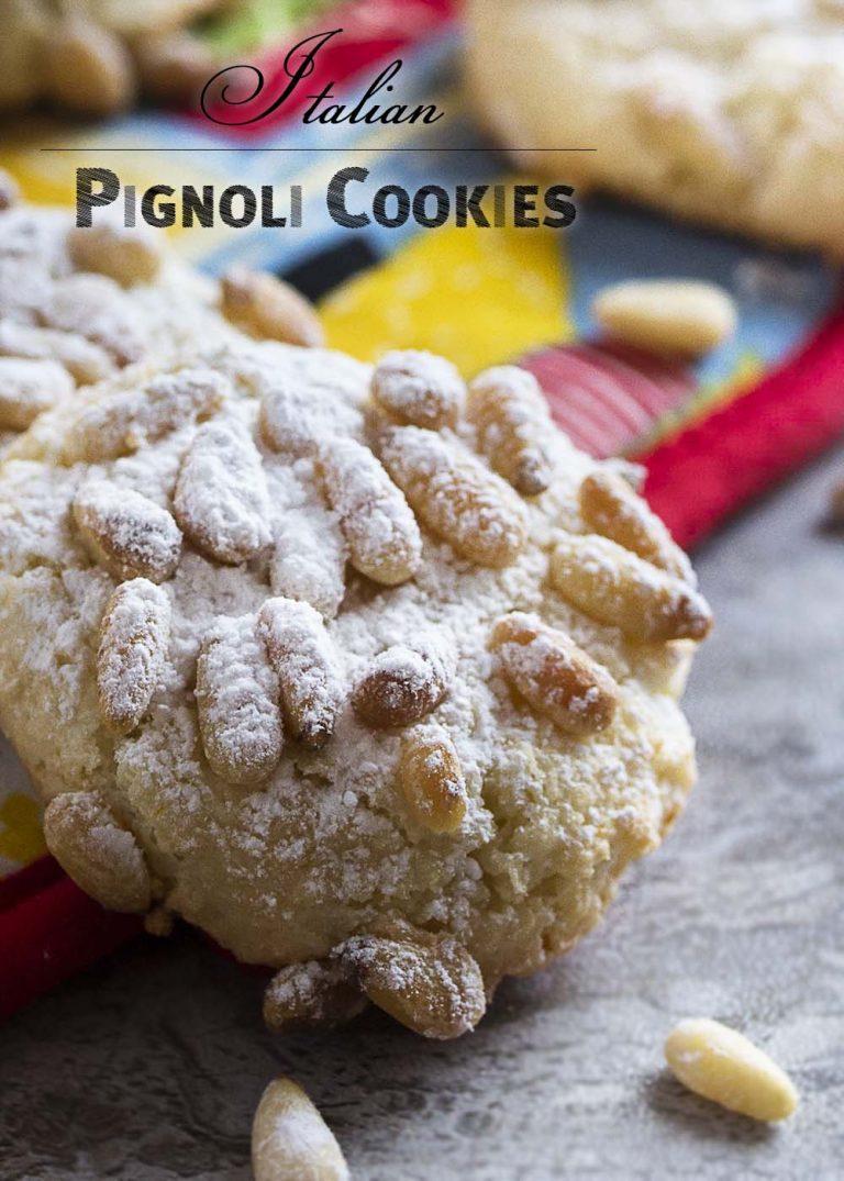 Lidia's Italian Pignoli Cookies - Just a Little Bit of Bacon