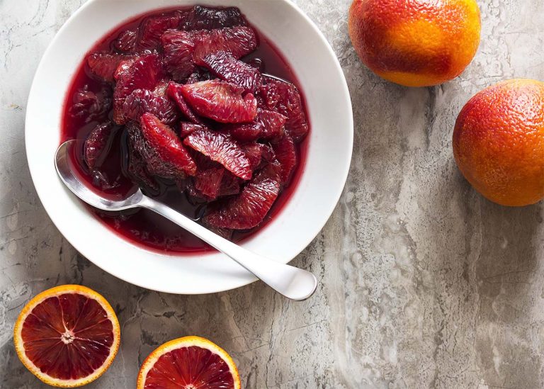Cinnamon Spiced Blood Orange Compote with Mascarpone Mousse - Just a ...