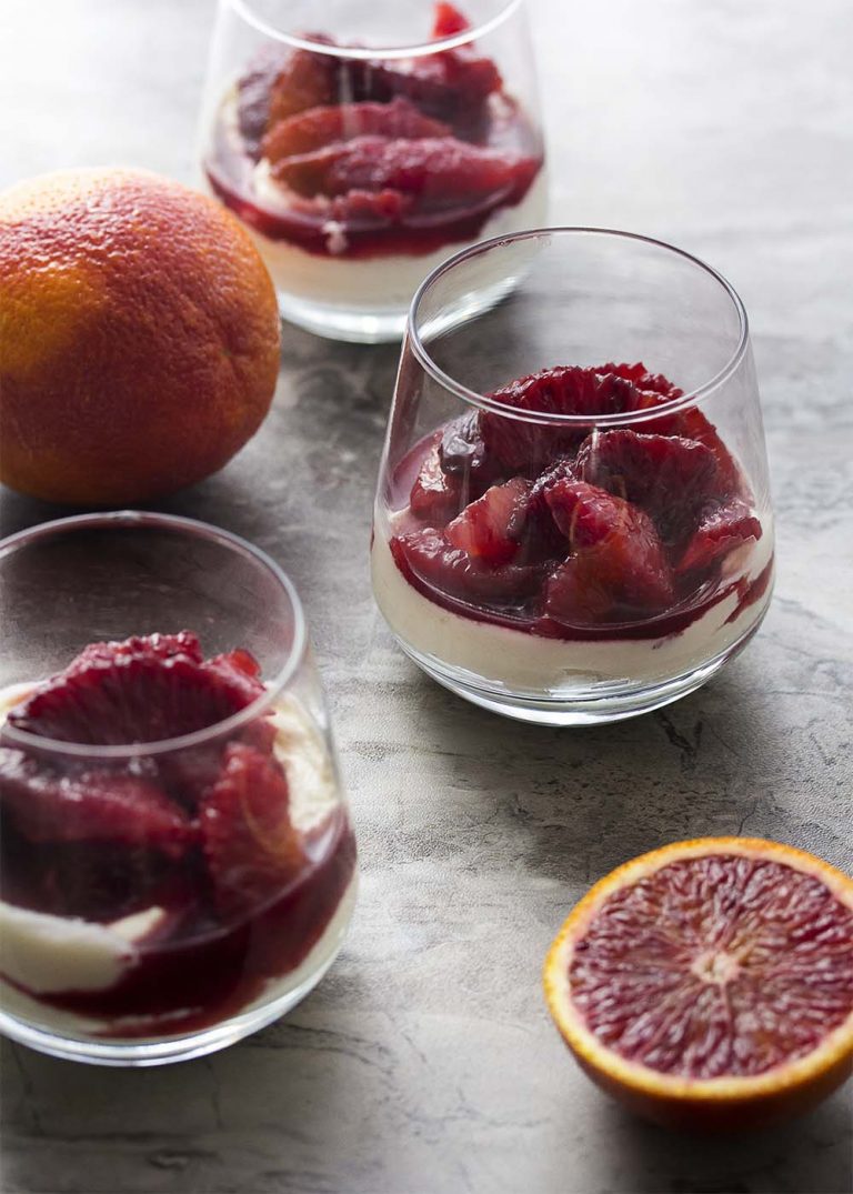 Cinnamon Spiced Blood Orange Compote with Mascarpone Mousse - Just a ...