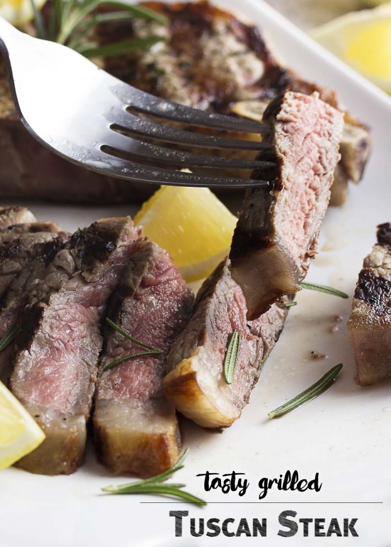 Grilled Tuscan Steak (Bistecca alla Fiorentina) - Just a Little Bit of ...