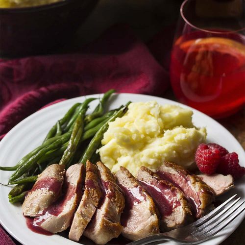 Slow Roasted Duck with Crispy Skin - Just a Little Bit of Bacon