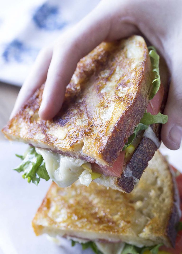 Spicy Italian Sub Panini - Just a Little Bit of Bacon