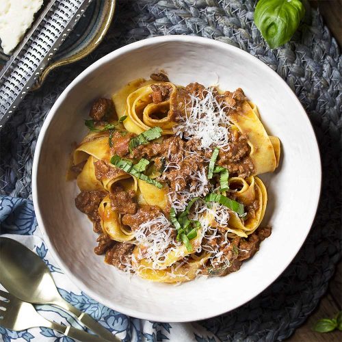 Authentic Italian Ragu Bolognese - Just a Little Bit of Bacon